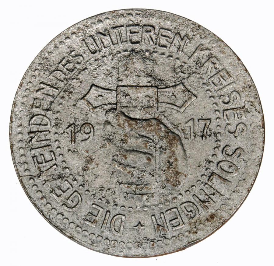 50 pfennig 1917 Solingen Rhineland